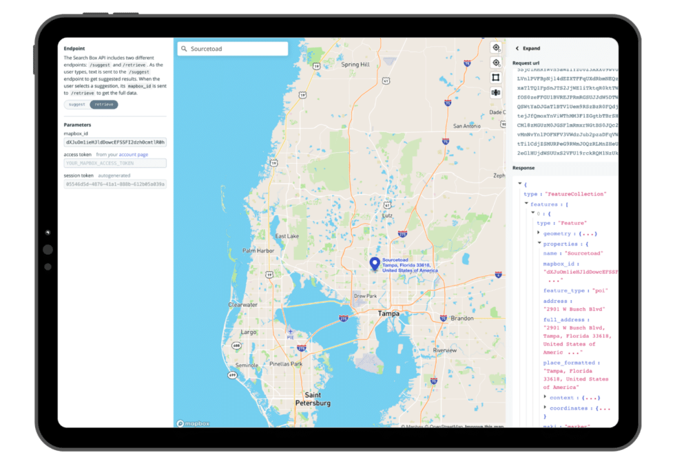 MapBox Services - Sourcetoad